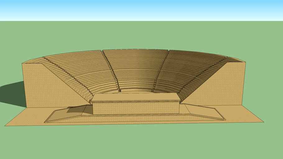 Ancient Greek Theatre 3d model