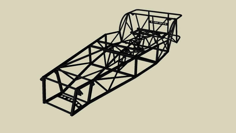 Caterham 7 Chassis 3d model