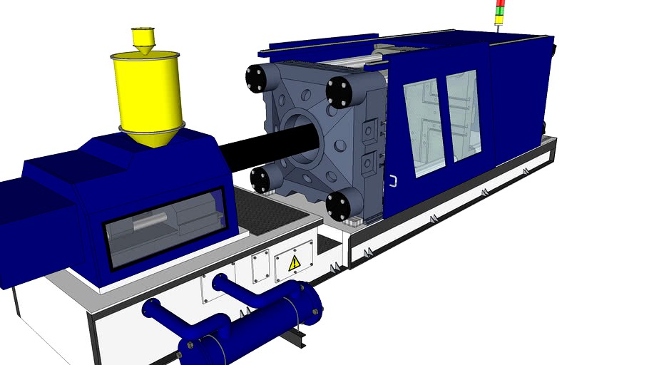 Injection Molding Machine 3d model
