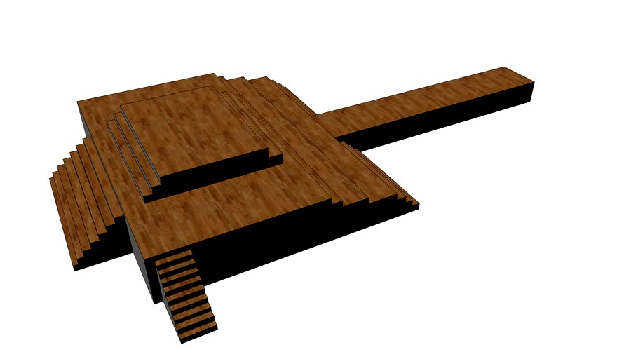 Stage 2 Side and Back View 2 3d model