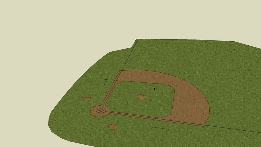 baseball field 3d model