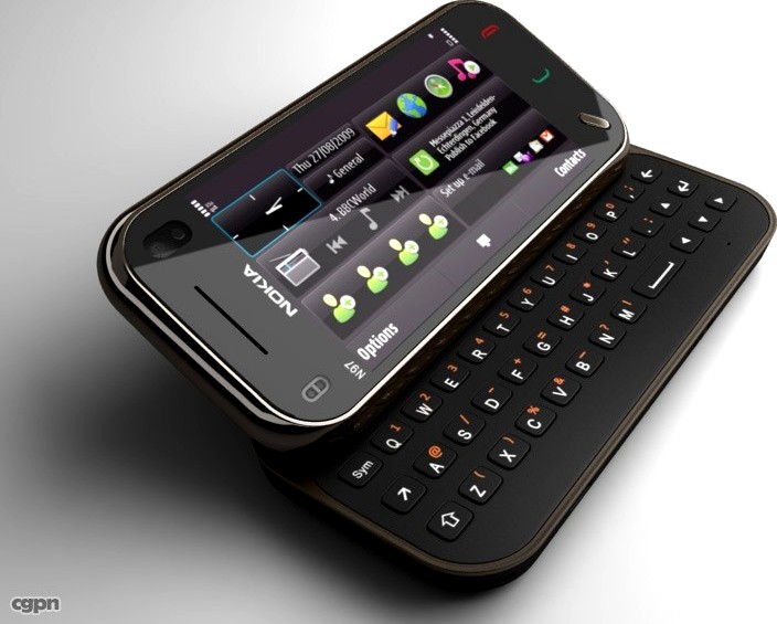 Nokia N97 mini Communicator3d model
