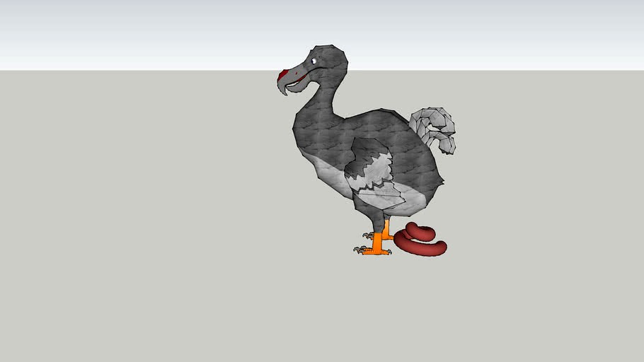 Dodo poo 3d model