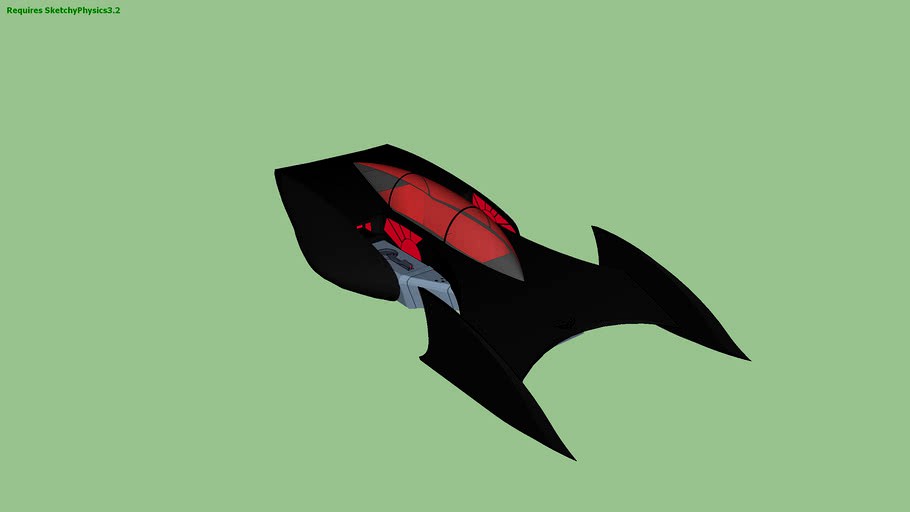 Batman Beyond Batmobile 3d model