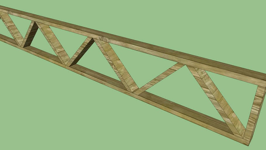 Floor Truss 45-Degree 3d model