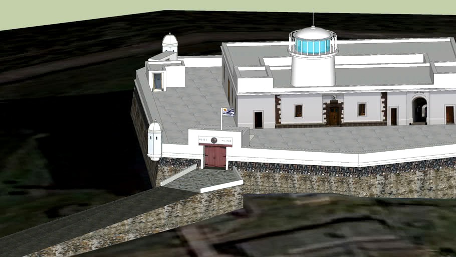 Fortaleza del Cerro De Montevideo - Museo Militar General Artigas 3d model
