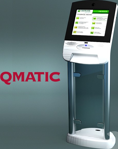 Электронная очередь Qmatic 3d model