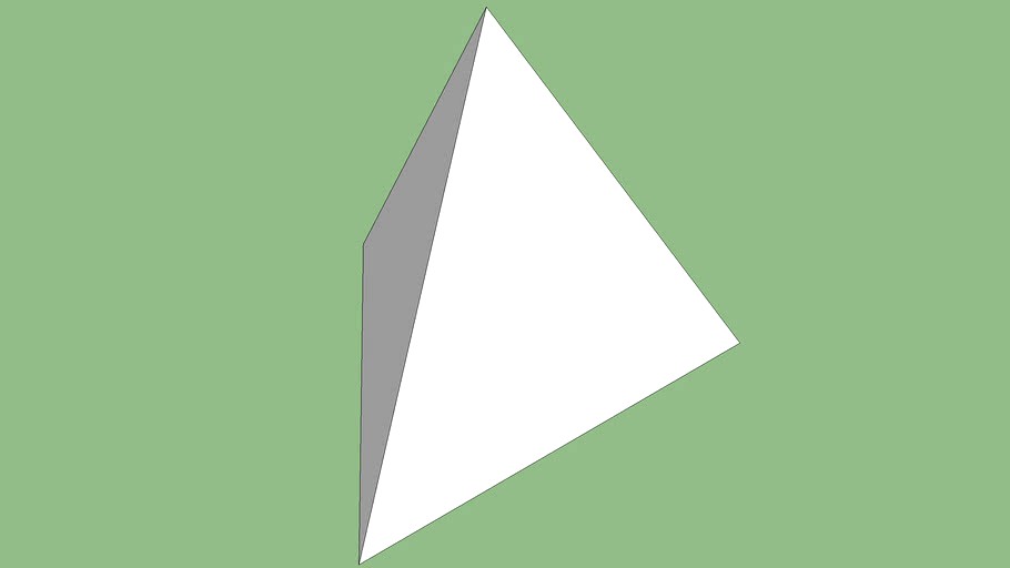 Triangular Pyramid 3d model