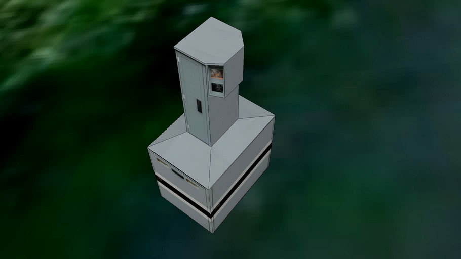 LMS-04 semistationär / Traffic Observer / Radar 3d model