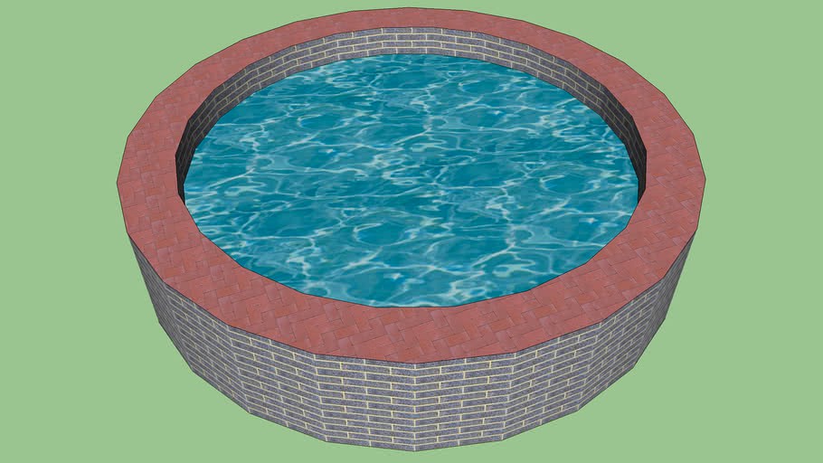 piscine 3d model