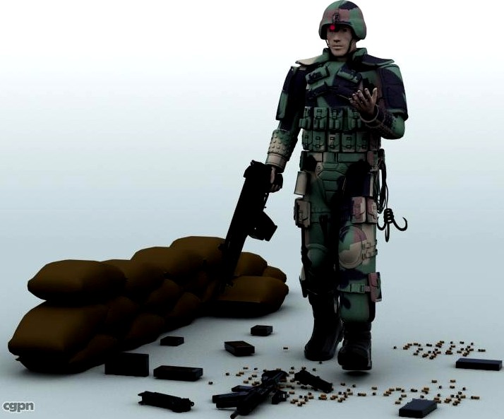 Special Forces Soldier3d model