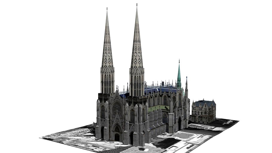 St. Patrick's Cathedral 3d model