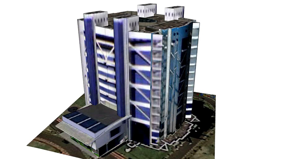 Ebene Cyber Tower 3d model