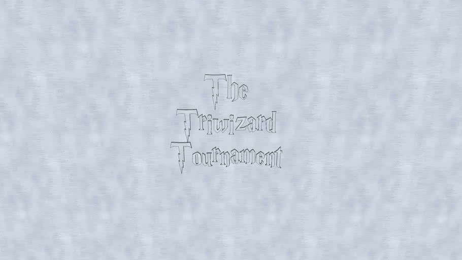 the triwizard tournament poster 3d model