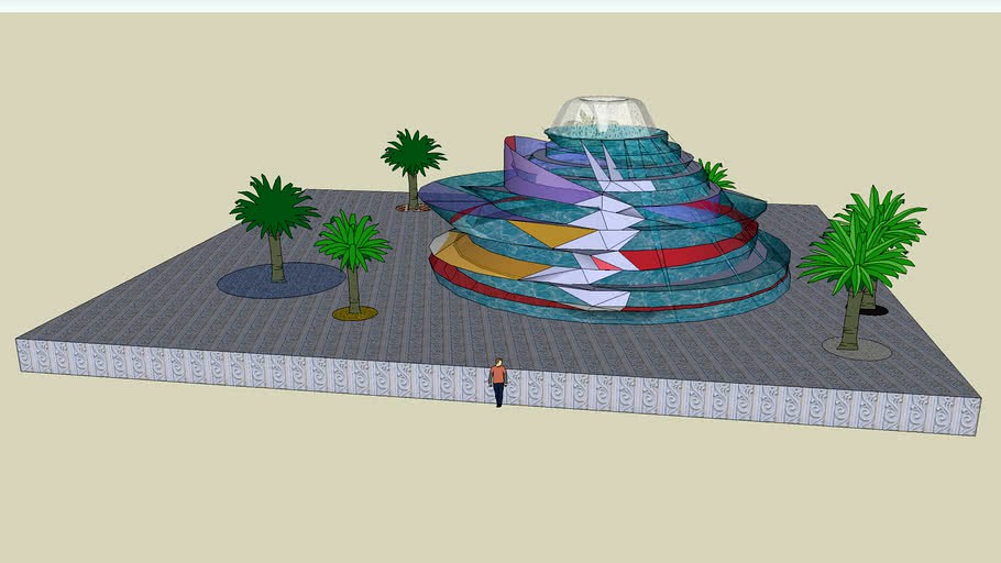 Water Feature 3d model