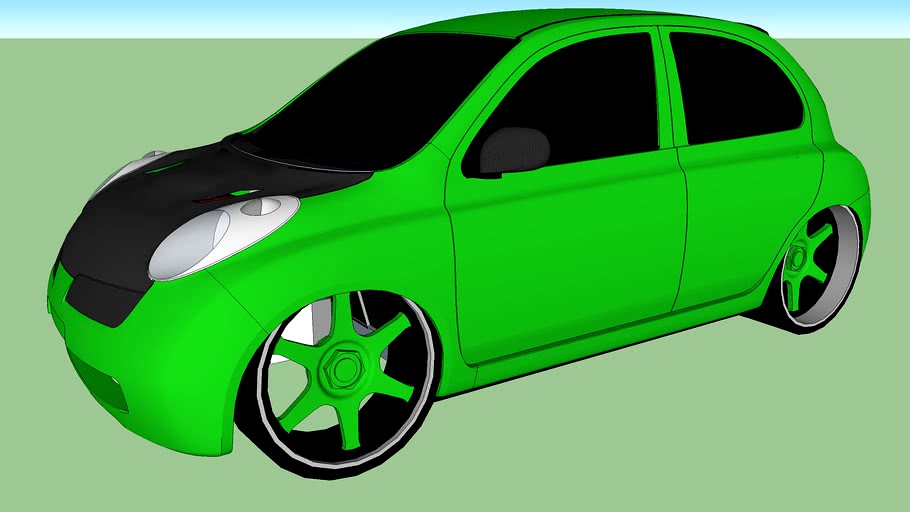 2003 Nissan March 3d model