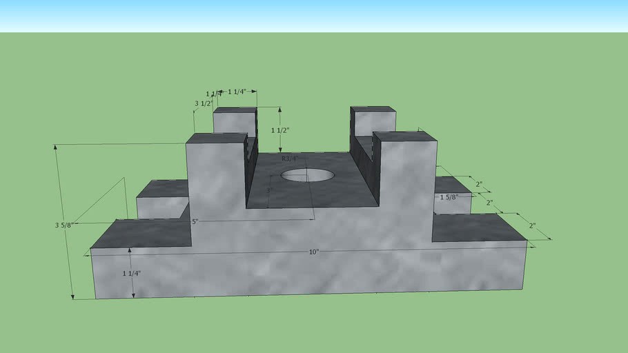 Fixture Base 3d model