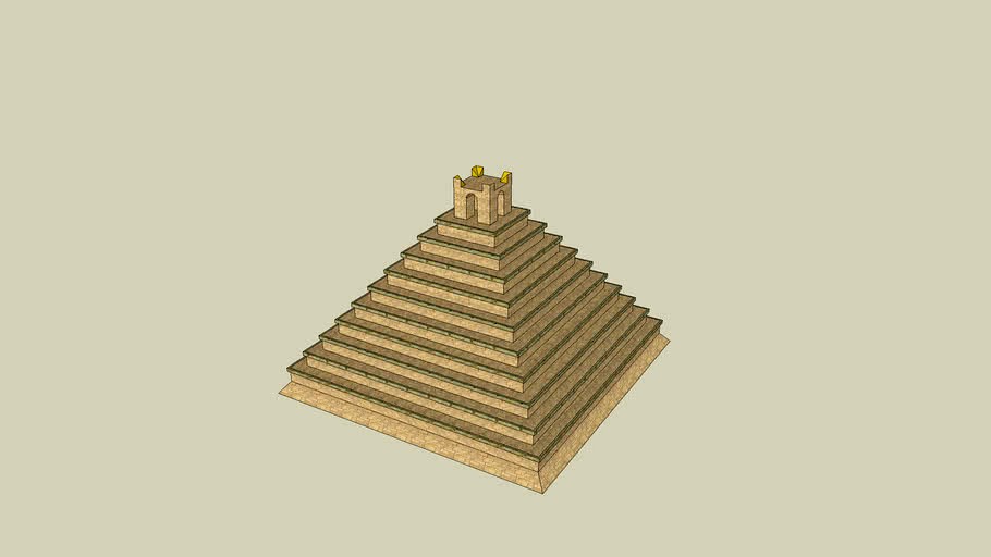 Aztec Pyramid 3d model