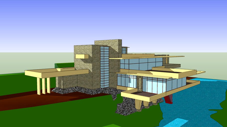 Fallingwater 3d model