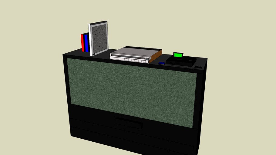 Big screen tv 3d model