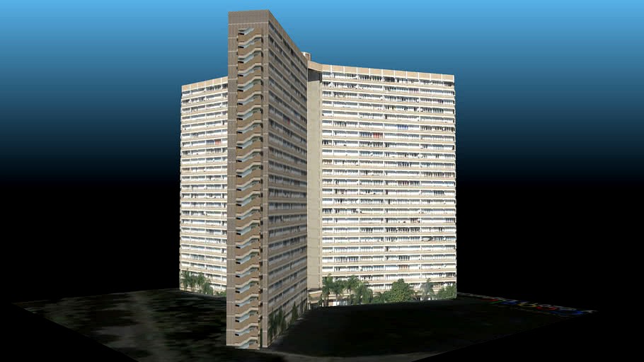 The Towers, Pinetown 3d model