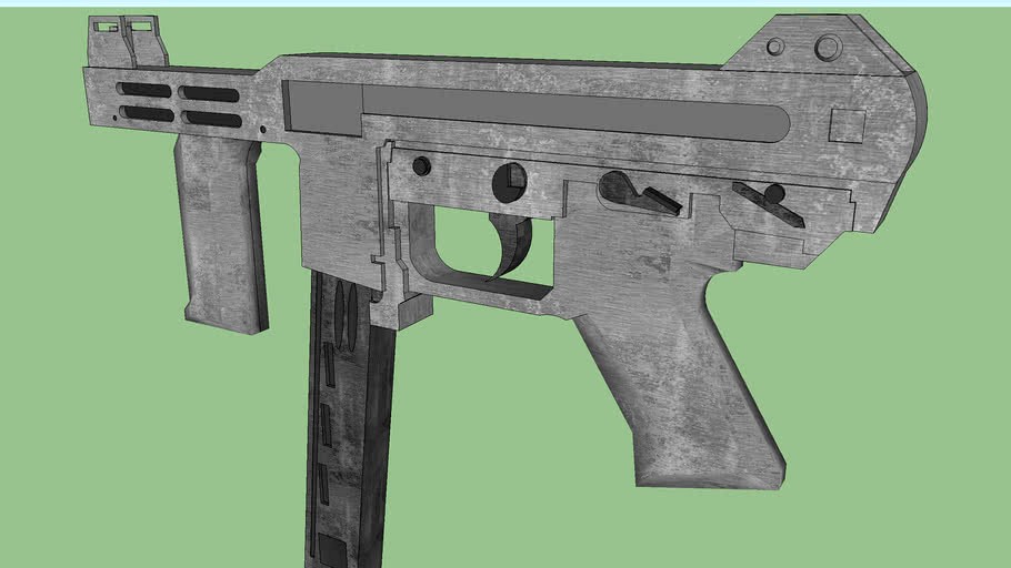 Sub Machine Gun: SPECTRE M4 3d model