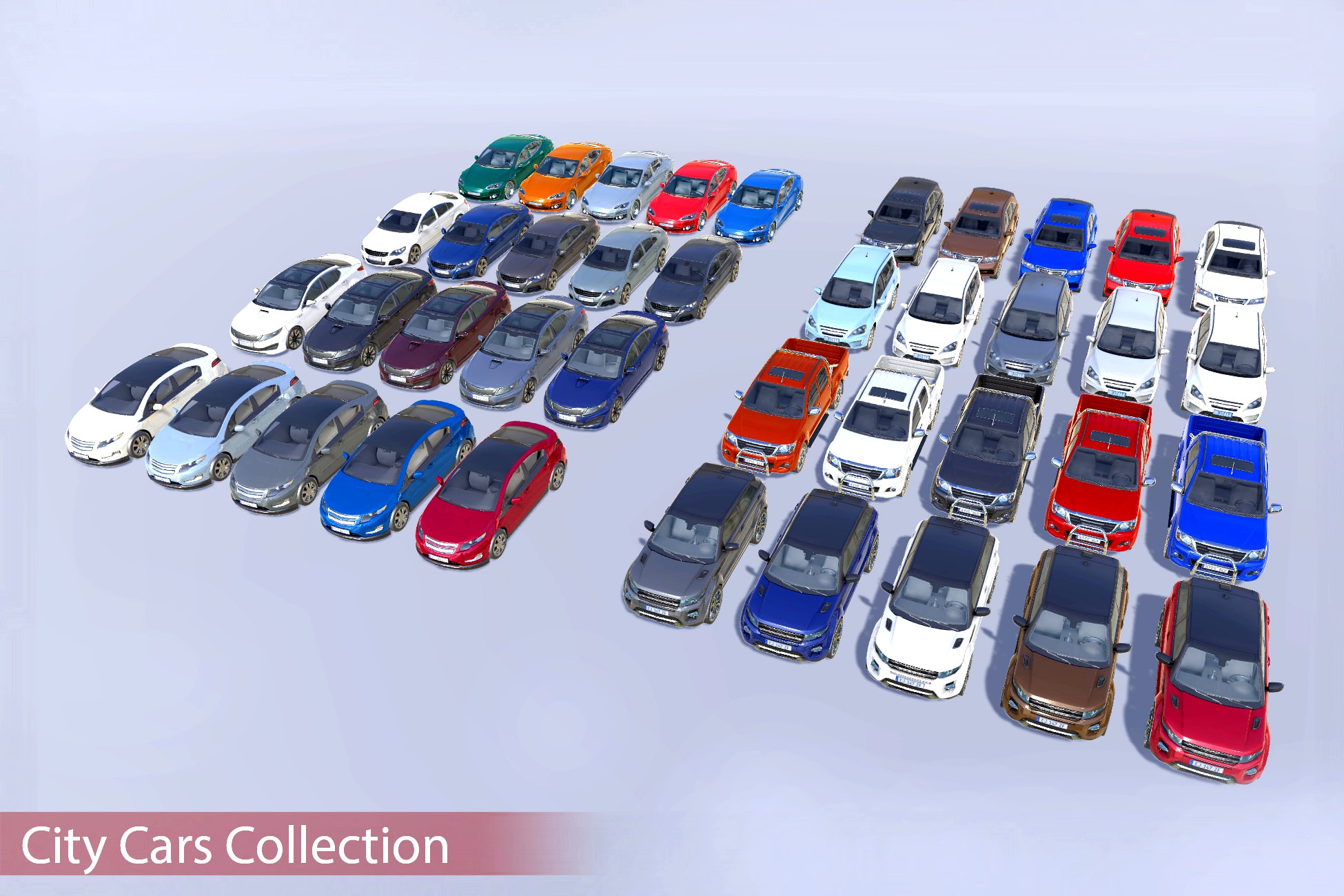 Archviz Car Collection Pack #1 3d model