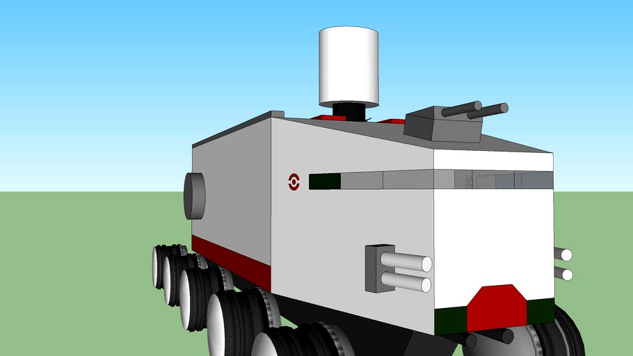 Republic Clone Juggernaut Turbo Tank 3d model