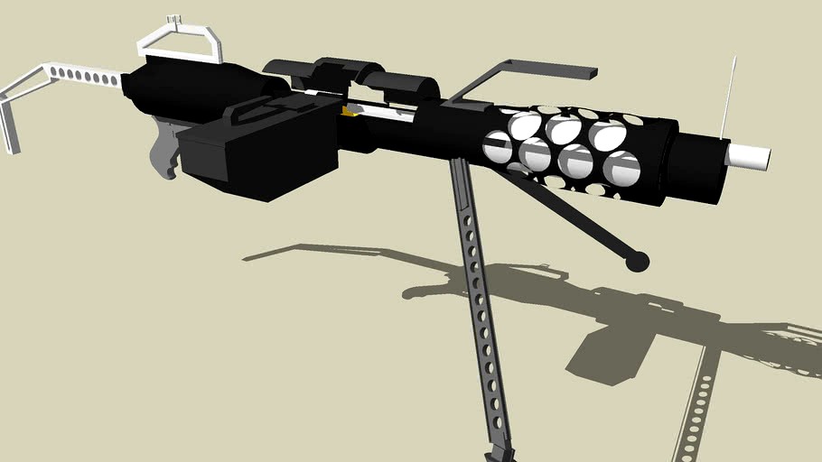 Paratrooper LMG 3d model