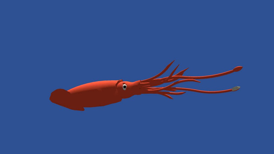 Giant Squid 3d model