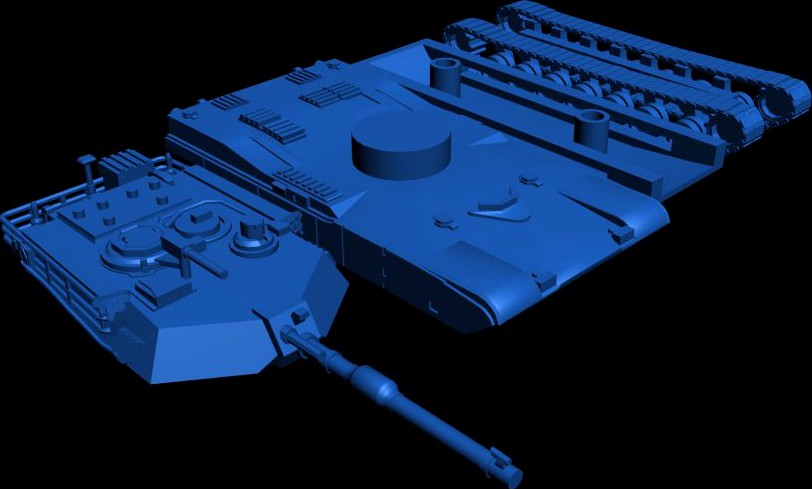M1 ABRAMS TANK MODEL KIT - 3D Printable3d model