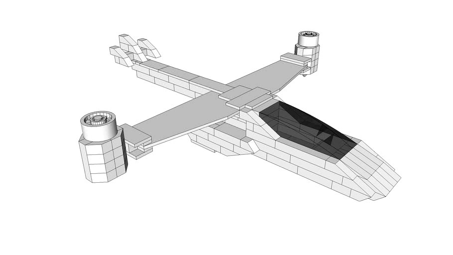Lego VTOL 3d model