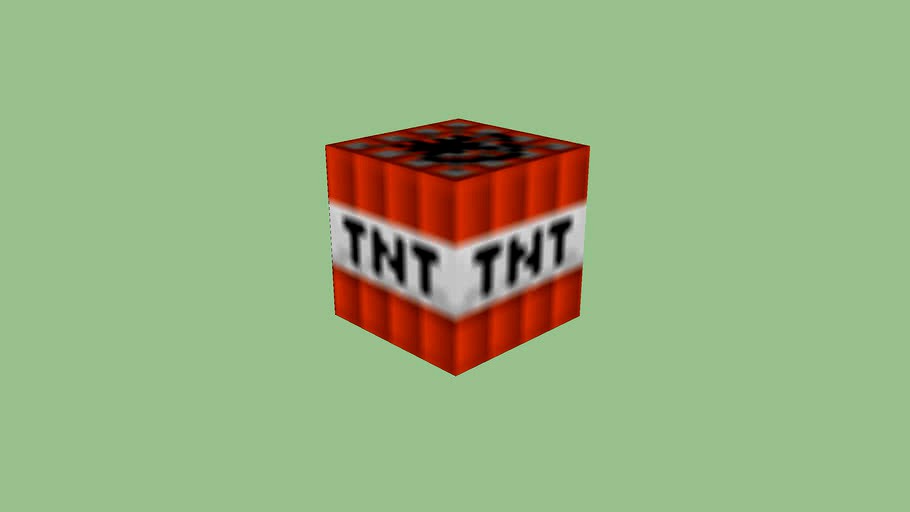 Minecraft TNT Block model by NEB 3d