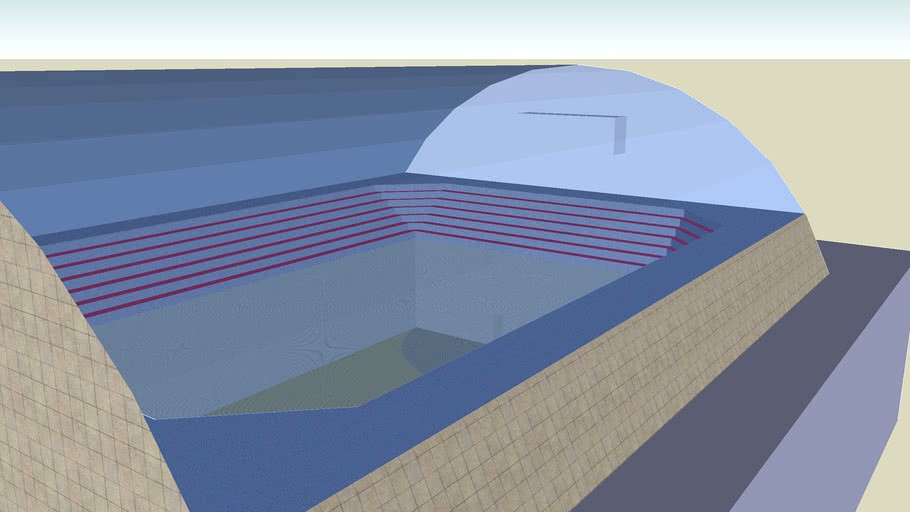 mini stadium 3d model