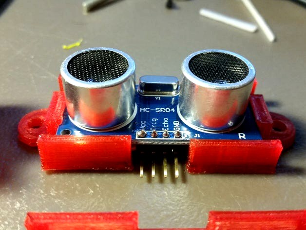 HC-SR04 Ultrasonic Rangefinder Mounting Bracket by Matter153 3d model