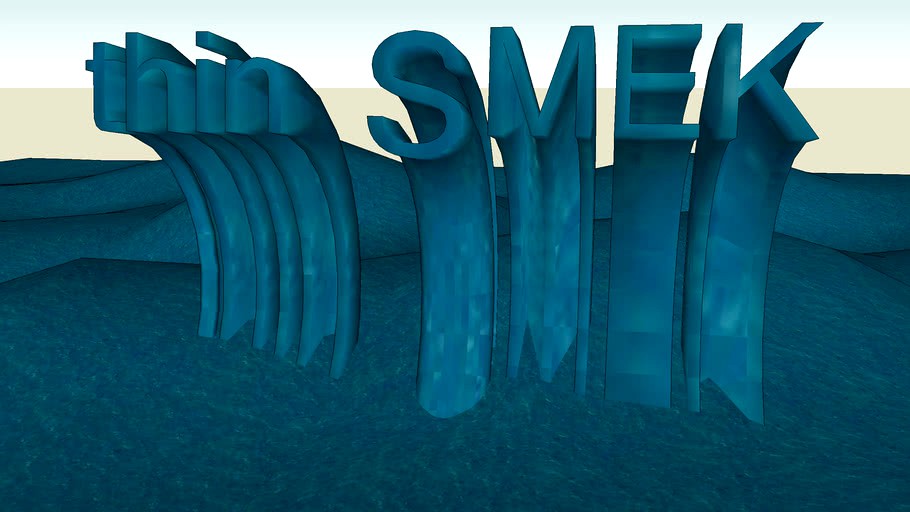 logo for thin smek 3d model