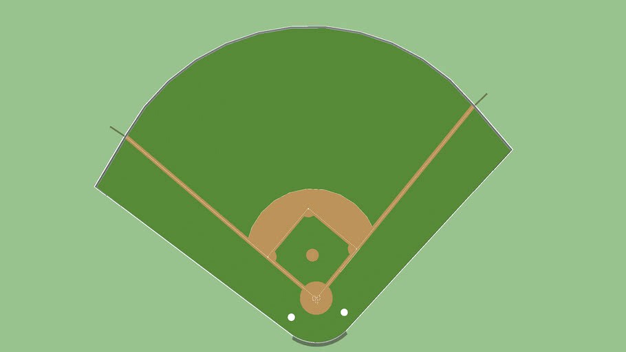 Baseball Field 3d model