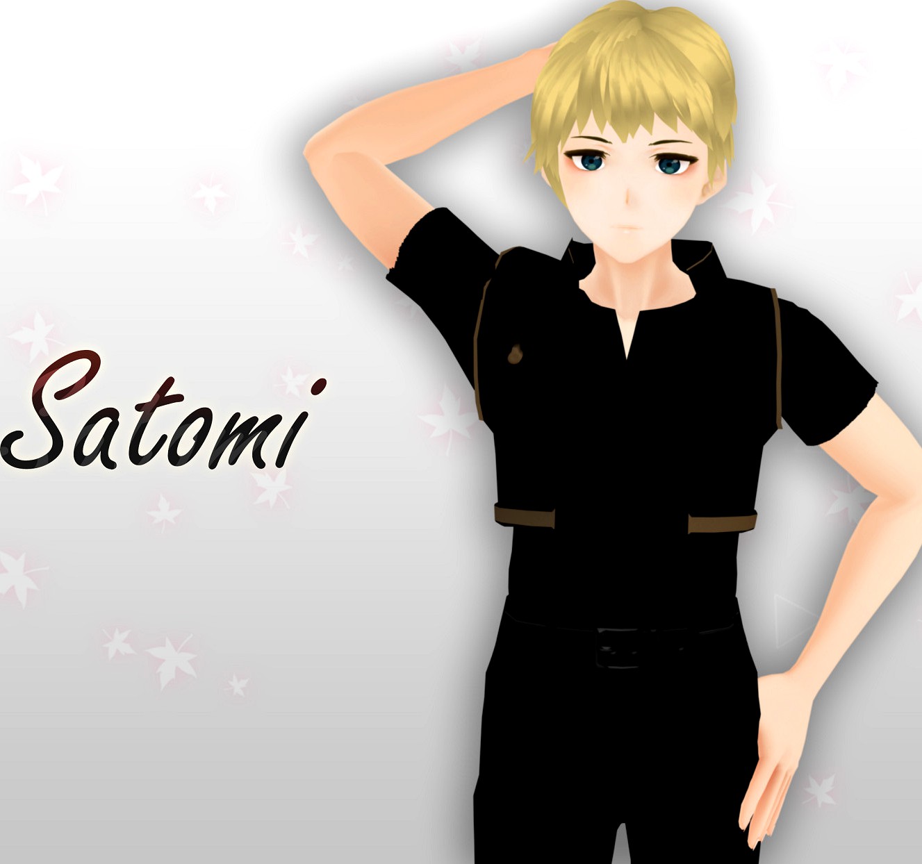 Satomi: Anime-Style Character For Games And VRChat 3d model