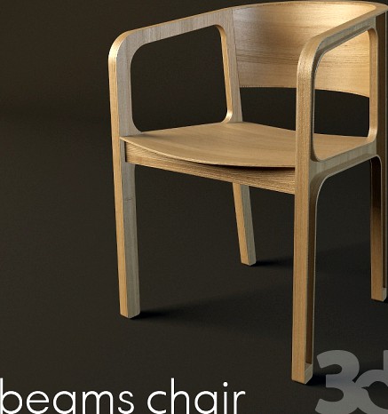 Beams chair 3d model