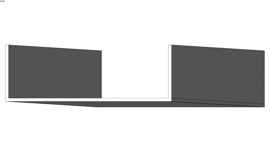 British Gypsum MF7 Ceiling Section 3d model