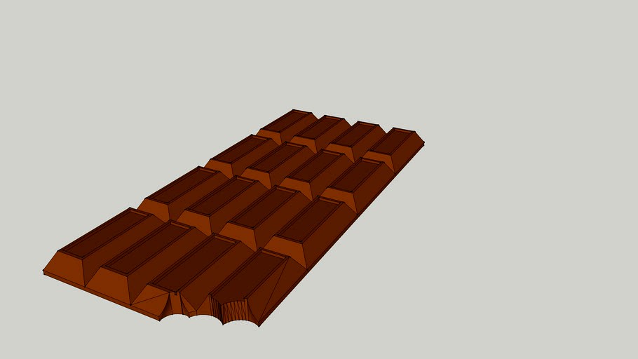 Chocolate Bar 3d model