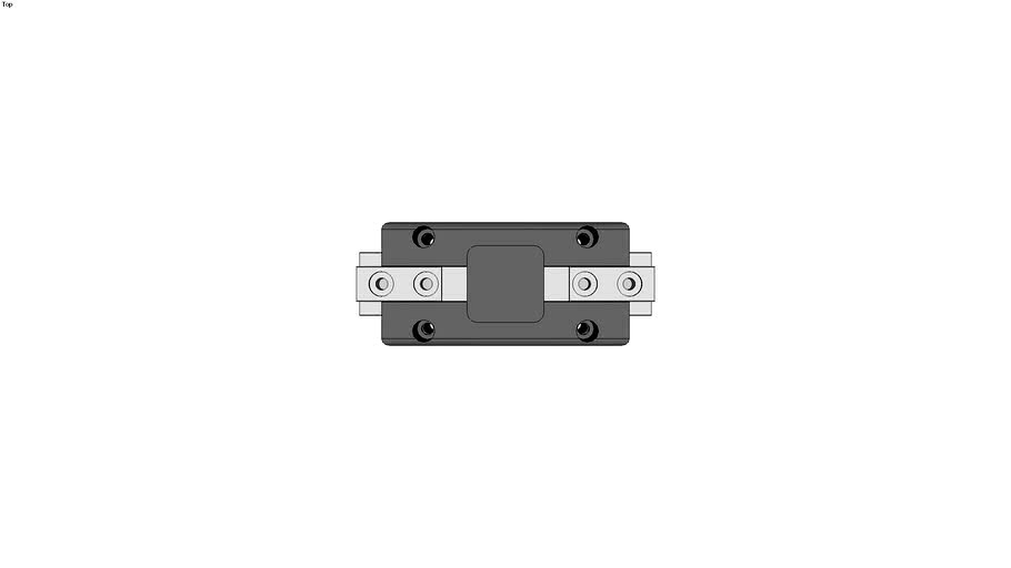 Parallelgreifer mit T-Nutenfhrung mit verlaengerter Backenfuehrung 3d model
