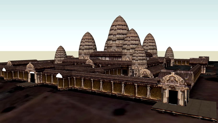 Angkor Wat 3d model