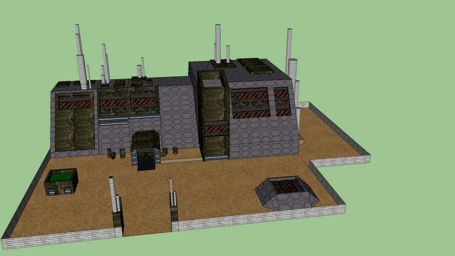 Project Nemesis - Barracks 3d model