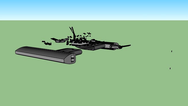 USS Argo, Battlecruiser 3d model