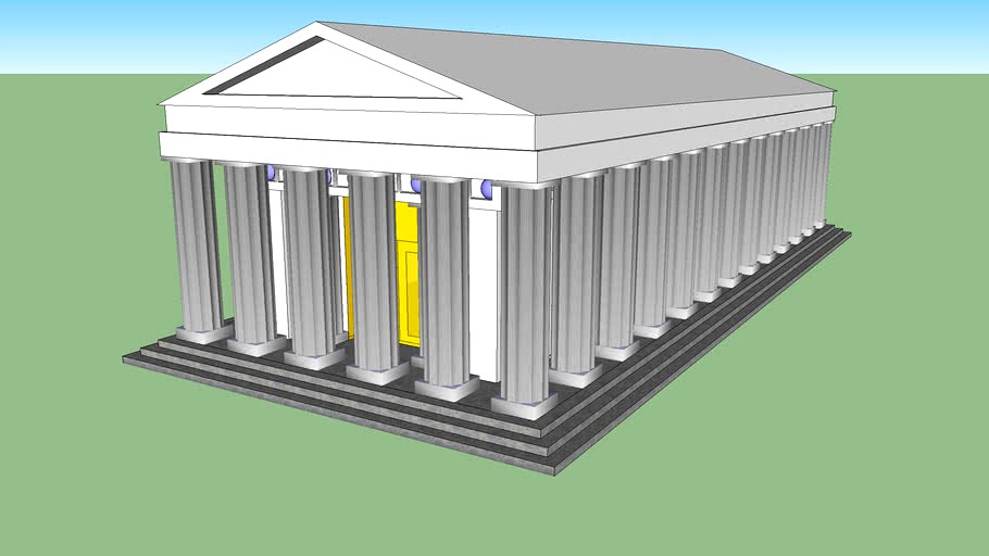 Temple of Zeus at Olympia 3d model