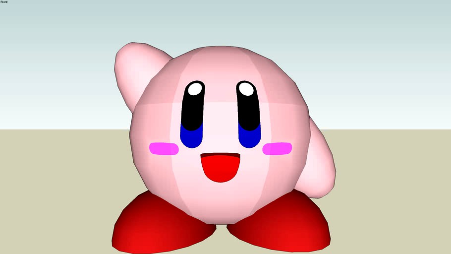 Kirby 3d model