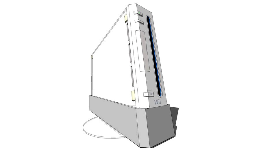 Nintendo Wii 3d model
