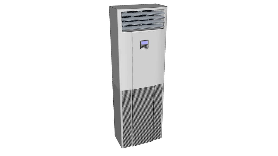 Tall Air Conditioner 3d model
