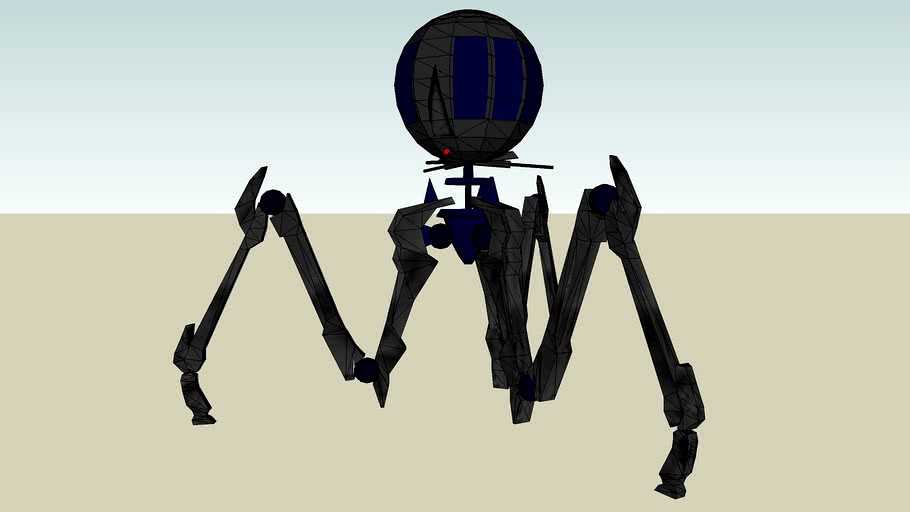 Octuptarra combat tri-droid (SW:BF2) 3d model